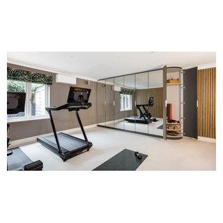 BESPOKE MIRRORED CABINETRY AND WALL PANELLING FOR A LUXURY HOME GYM ...