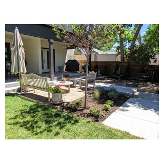 Modern Farmhouse Landscape Design (Colorado) - Farmhouse - Landscape ...