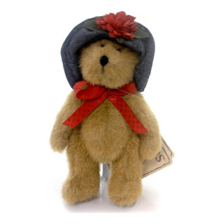 Boyds Bears Madison Teddy Bear Denim Hat Series, 6 In H X 3 In W X 2.5 ...