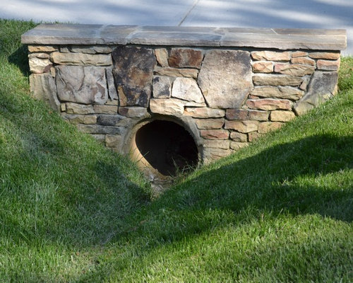 Driveway Culvert Headwall | Houzz