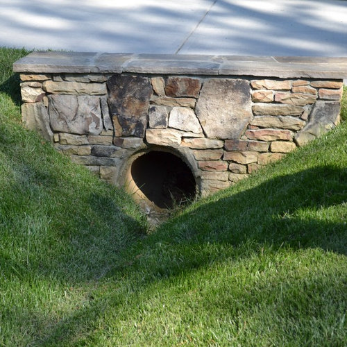 Driveway Culvert Headwall | Houzz