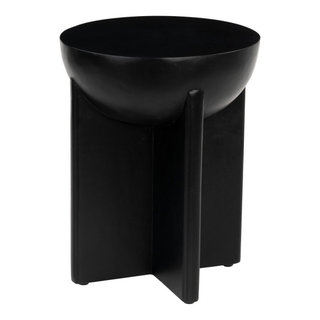 Tume Side Table Black - Transitional - Side Tables And End Tables - by ...