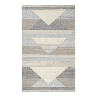 Tierney Indoor Outdoor Handwoven Gray Multi Area Rug, 2x3 ...