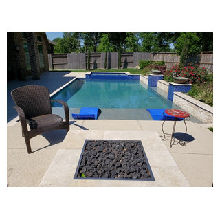 Burrows Pool - $80,000-$100,000 - Pool - Houston - by Landmark Custom ...