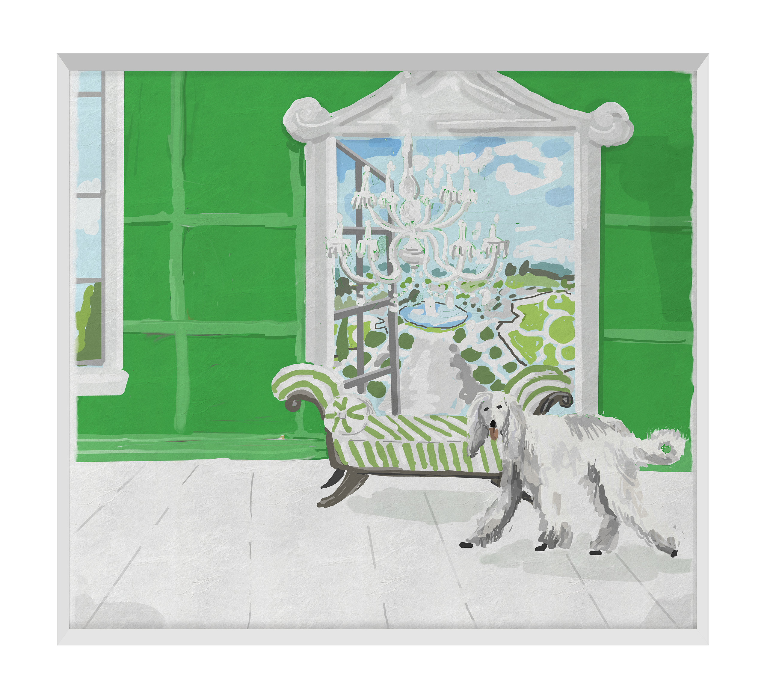 Garden Views 1 Fine Art Print, 20"x22" - Contemporary - Fine Art Prints ...