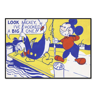 Look Mickey by Roy Lichtenstein Artblock, Small - Contemporary - Prints ...