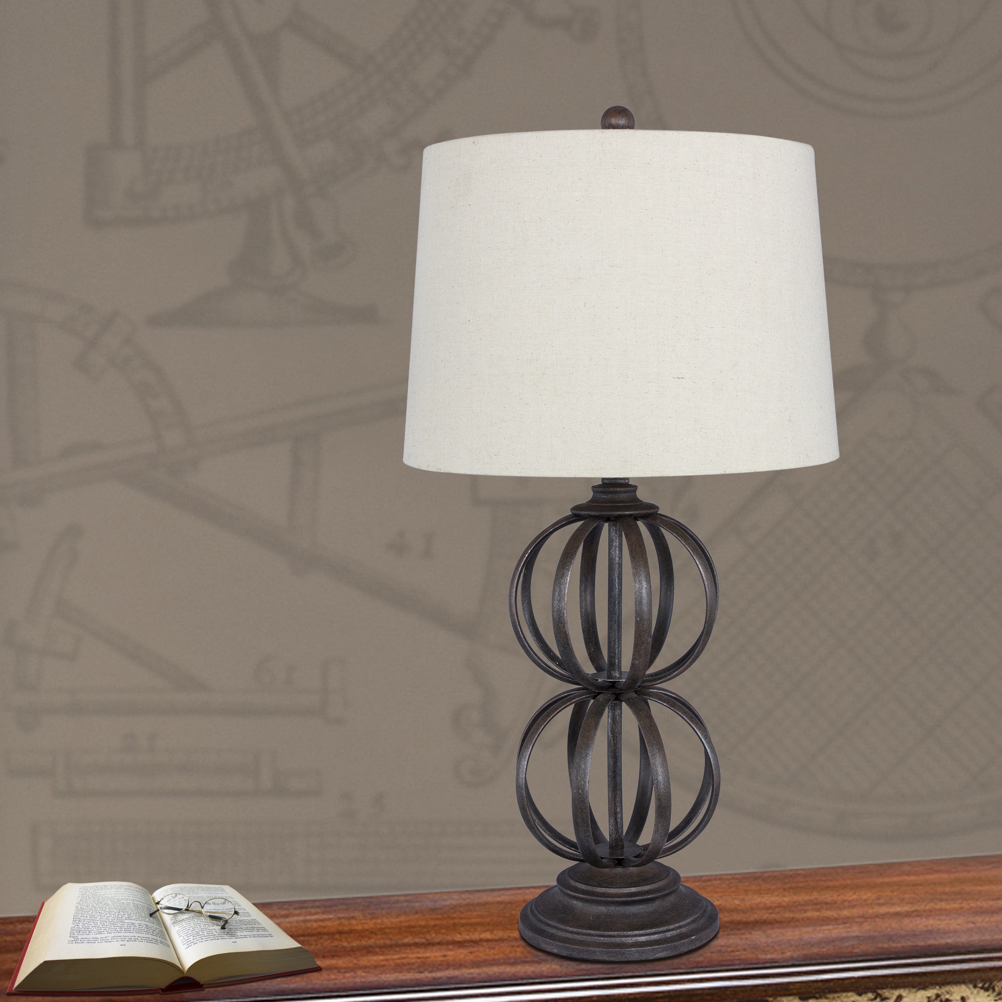 Bronze Metal Ball Table Lamp - Traditional - Table Lamps - by ...