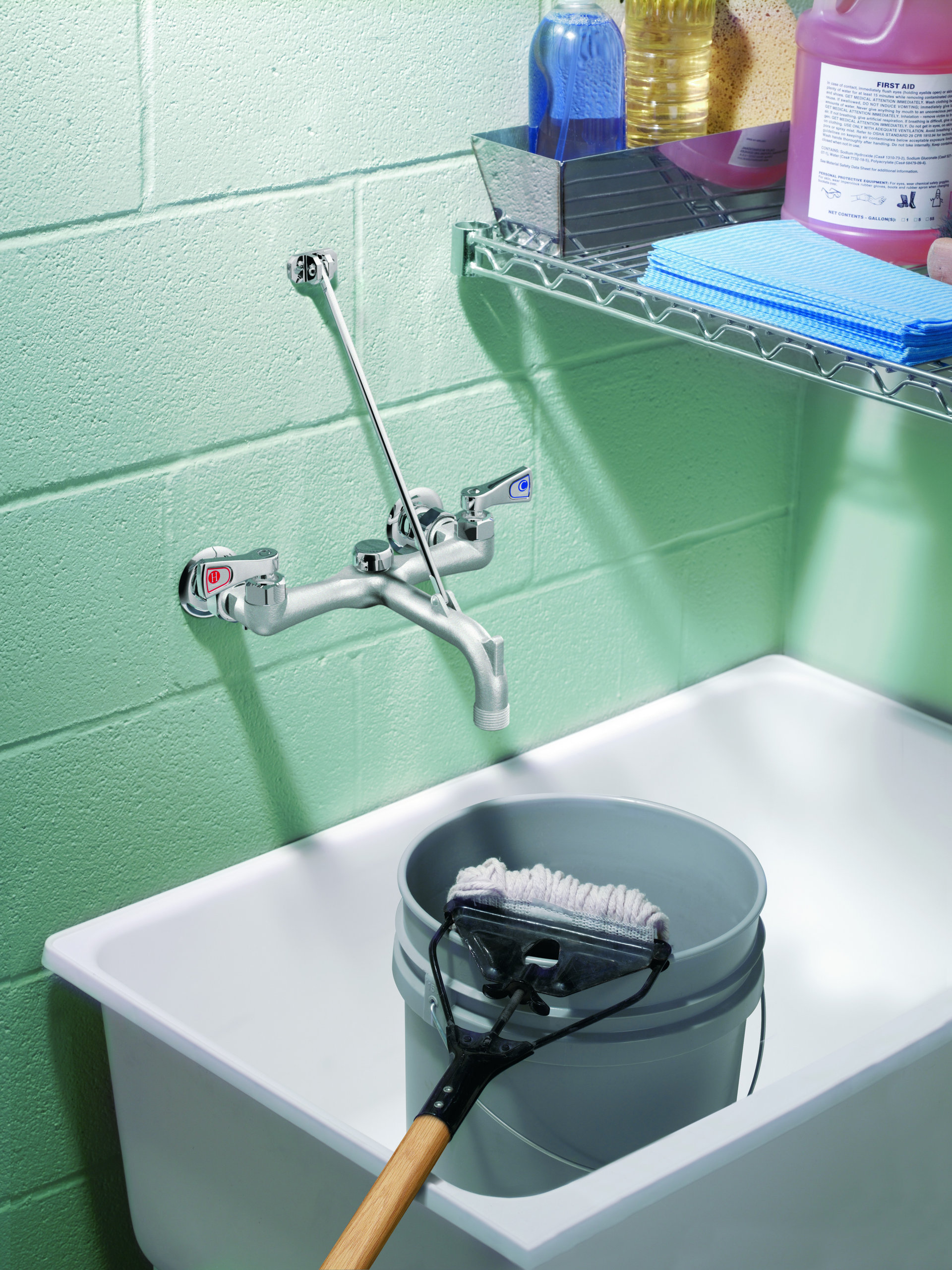 Moen 8230 M-Dura Commercial Laundry Faucet - Modern - Bathroom Sink And ...