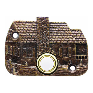 Cabin Door Bell - Rustic - Doorbells And Chimes - by Buck Snort Lodge ...
