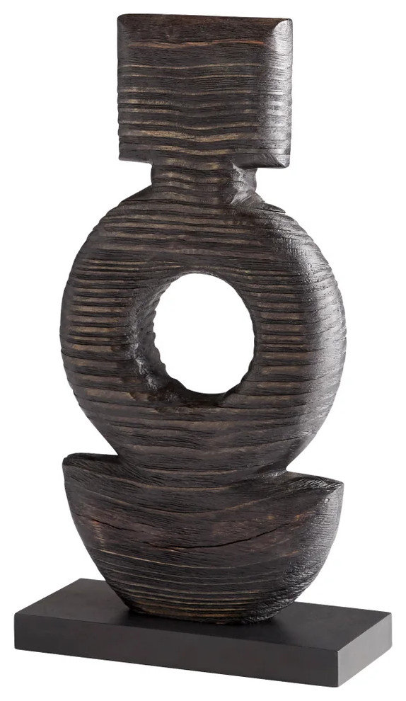 Cyan Design 11279 Dark Oval Sculpture - Rustic - Decorative Objects And Figurines - by CYAN ...