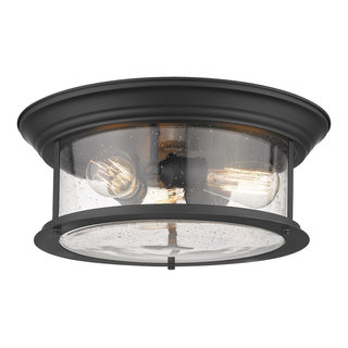 Z-Lite 727F16-BN Sonna 3 Light Flush Mount - Beach Style - Flush-mount ...