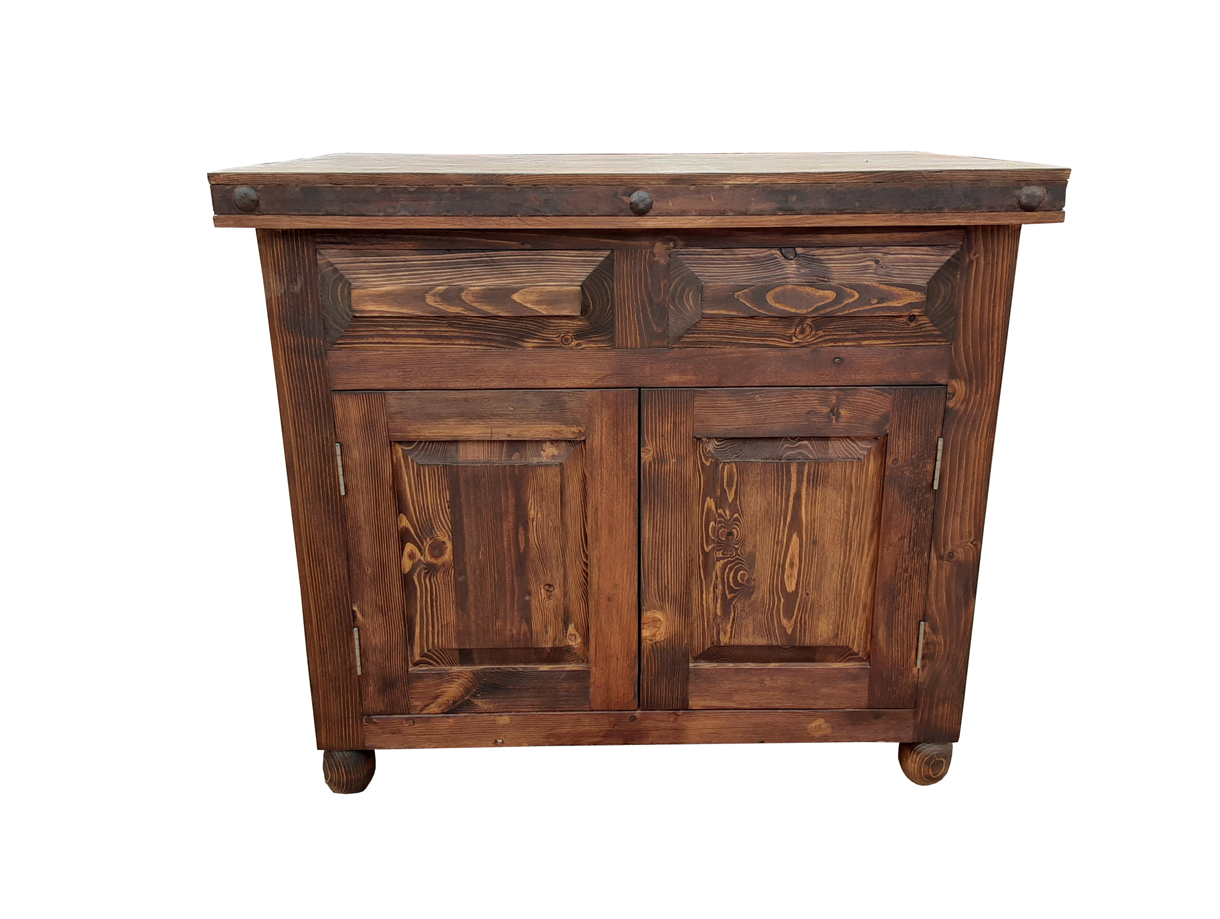 Thomas Rustic Reclycled Wood Bathroom Vanity, 48"x20"x32" - Farmhouse ...