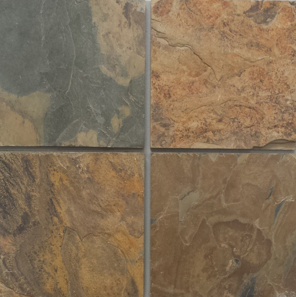 California Gold Slate Tiles, Natural Cleft Face, Gauged Back Finish, 12 ...