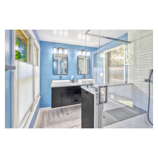 Transitional Primary Bathroom Design Lorton, VA - Transitional ...