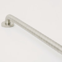ADA Bathroom Shower Grab Bar With Safety Grip, Satin, 42" - Industrial ...