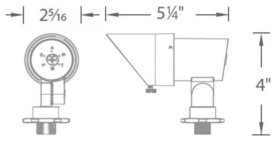 Scoop LED 120V Bollard 2700K, Bronze - Contemporary - Path Lights - by ...