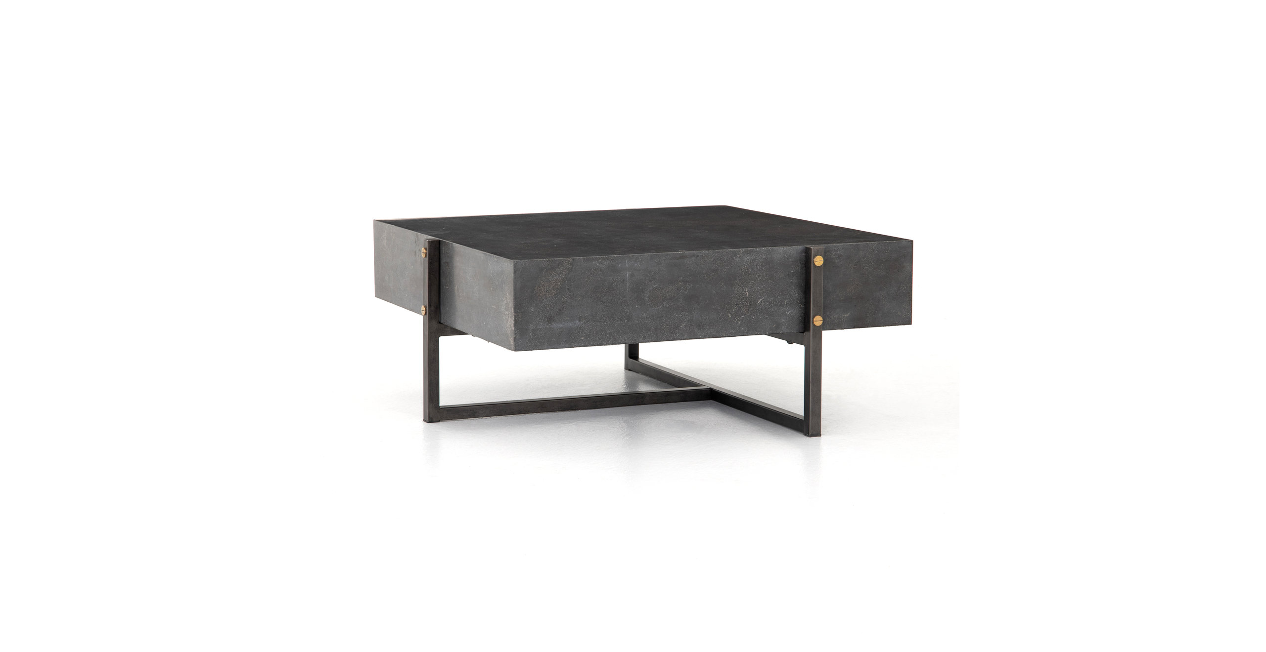 Keppler Square Coffee Table-Bluestone - Industrial - Coffee Tables - by ...