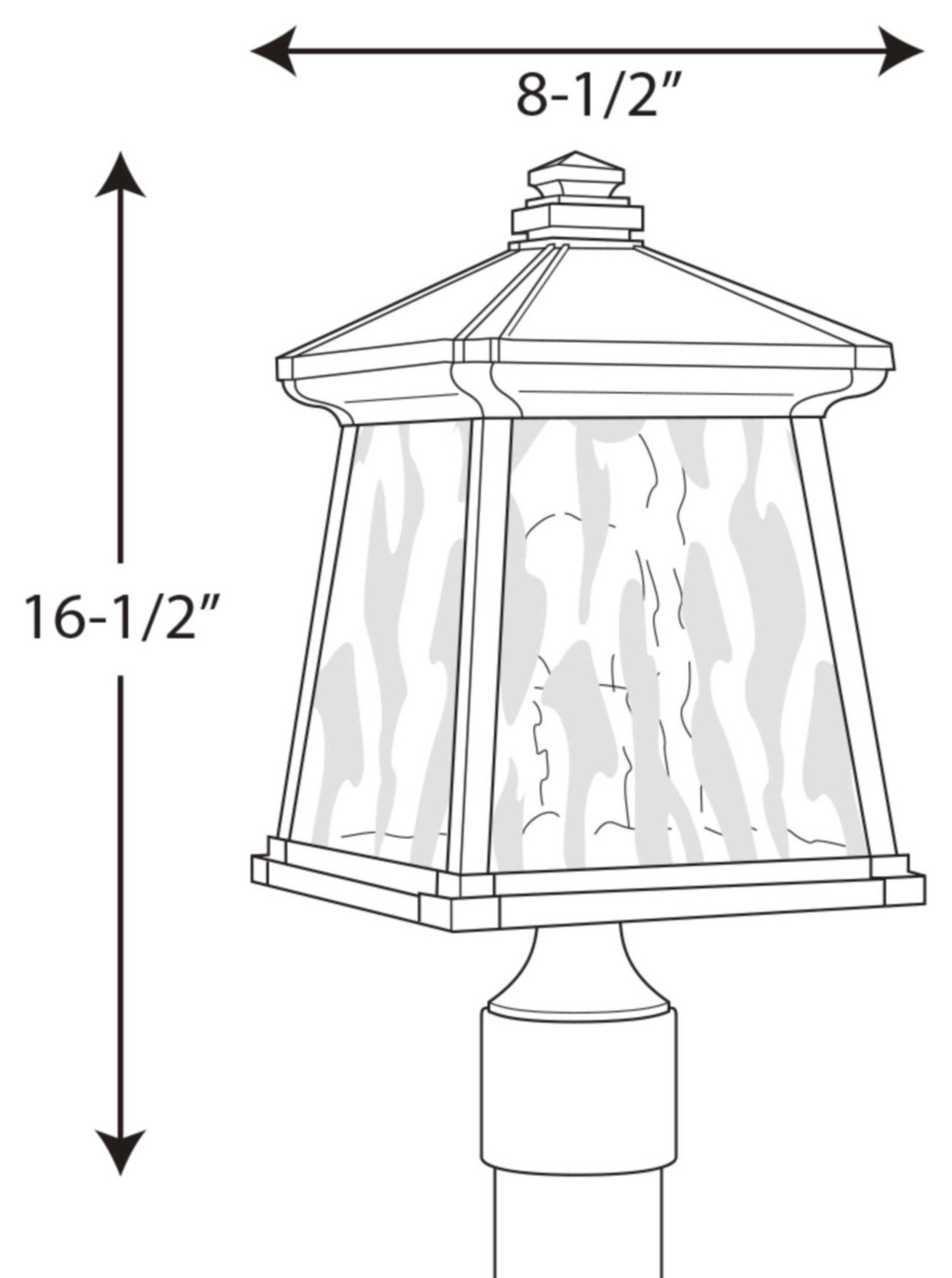 Progress Lighting P5459 Outdoor Post Light - Transitional - Post Lights ...