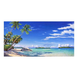 "Spiaggia tropicale" Digital Paper Print by Adriano Galasso, 26"x14 ...