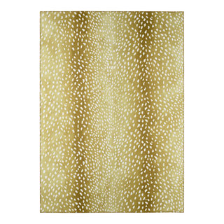 Addison Safari Asf33 Antelope Faux Animal Print Area Rug, 10' x 14 ...