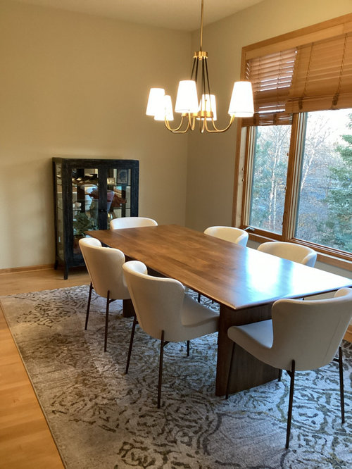 Help me stage this lonely dining room display cabinet