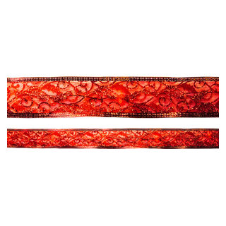 Battery Operated Ribbon Light 18 Red LEDs Red Ribbon - Contemporary ...