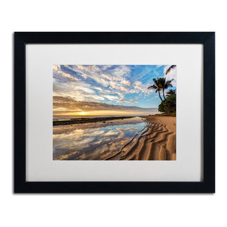 Pierre Leclerc 'Kauai Kailani Sunrise' Matted Framed Art, 20"x16 ...