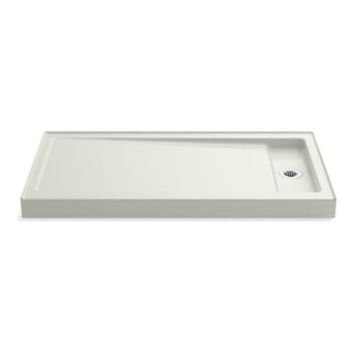 Bellwether 60"x32" Single-Threshold Shower Base With Right Offset Drain ...
