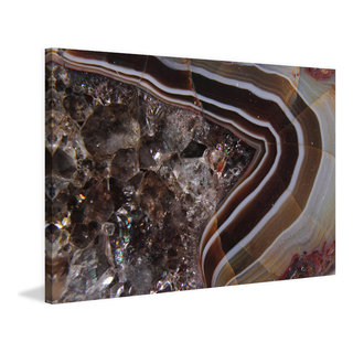 "Smashed Jewels" Painting Print on Canvas, 18"x12" - Contemporary ...