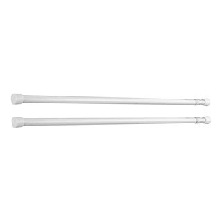 1/3" Round Spring Tension Rod, 7-11.8" - Transitional - Curtain Rods ...