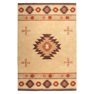Rizzy Southwest Su2007 Beige Rug, 2'x3', 5' x 8' - Southwestern - Area ...