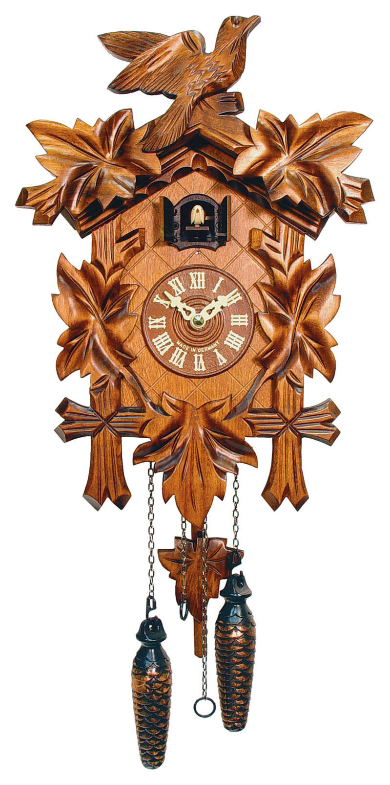 Engstler Battery-Operated Cuckoo Clock- Full Size - Rustic - Cuckoo ...