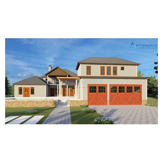 Back side exterior - Modern - House Exterior - Other - by Archimple LLC ...