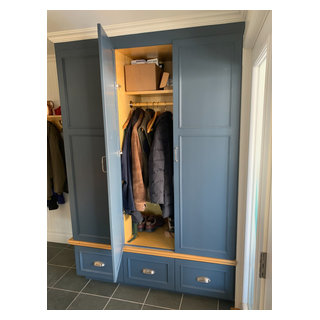 Mudroom storage - Victorian - Entry - Other - by County Victorian | Houzz
