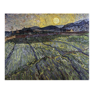 "Enclosed Field with Rising Sun, Saint-Remy" Print by Vincent Van Gogh ...