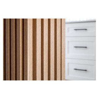 Polytec Steccawood feature panels - Traditional - Kitchen - Perth - by ...