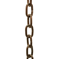 Bronze Large Aluminum Link Rain Chain With Installation Kit, 11 Foot ...