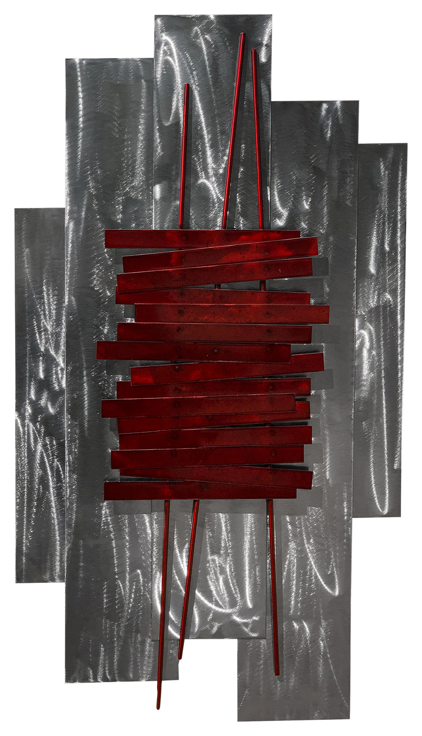 Breast Plate - Aged Red - Contemporary - Metal Wall Art - by Bentley ...