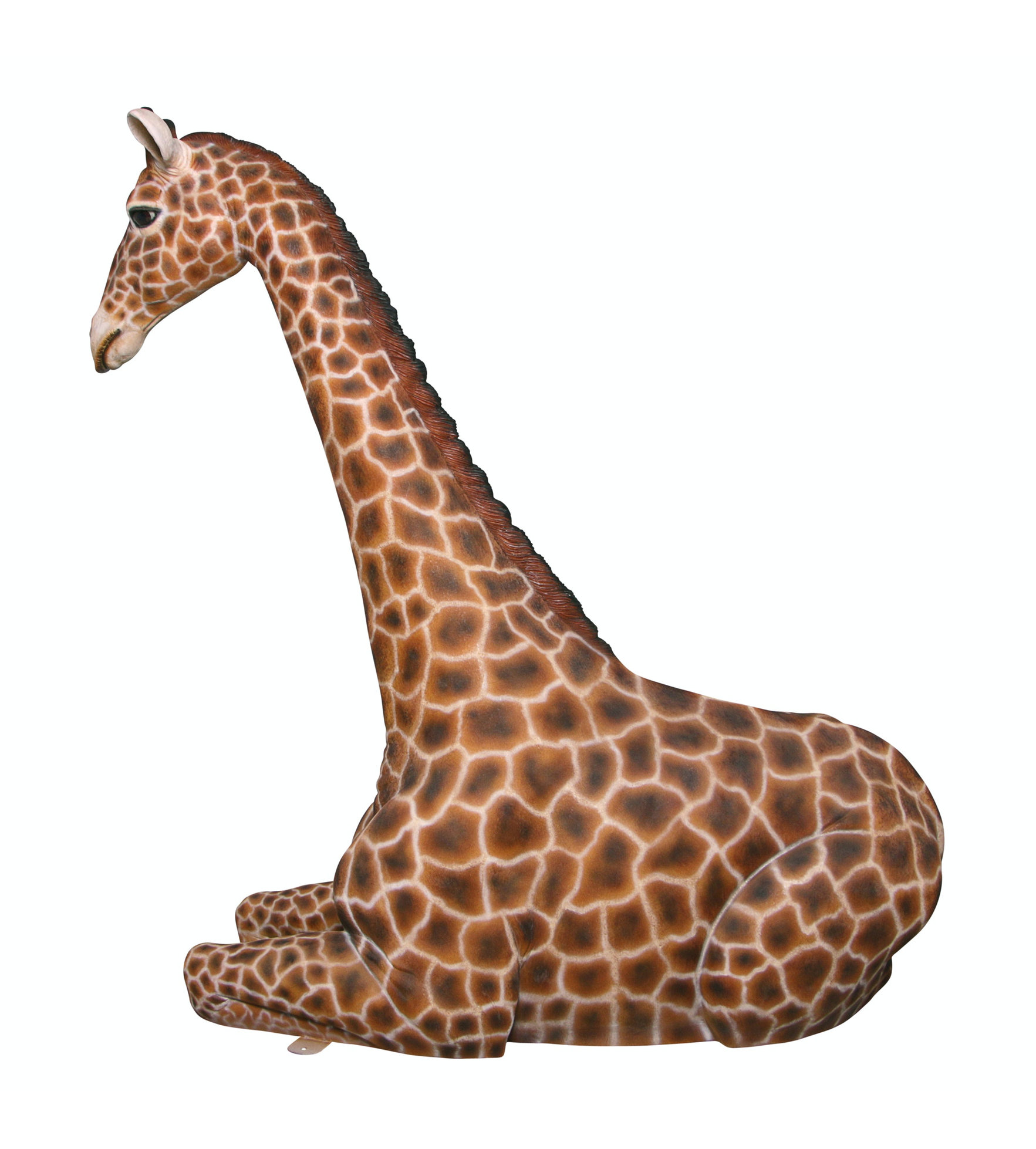 Dakarai Grande Sitting Giraffe Statue Frt - Contemporary - Garden ...
