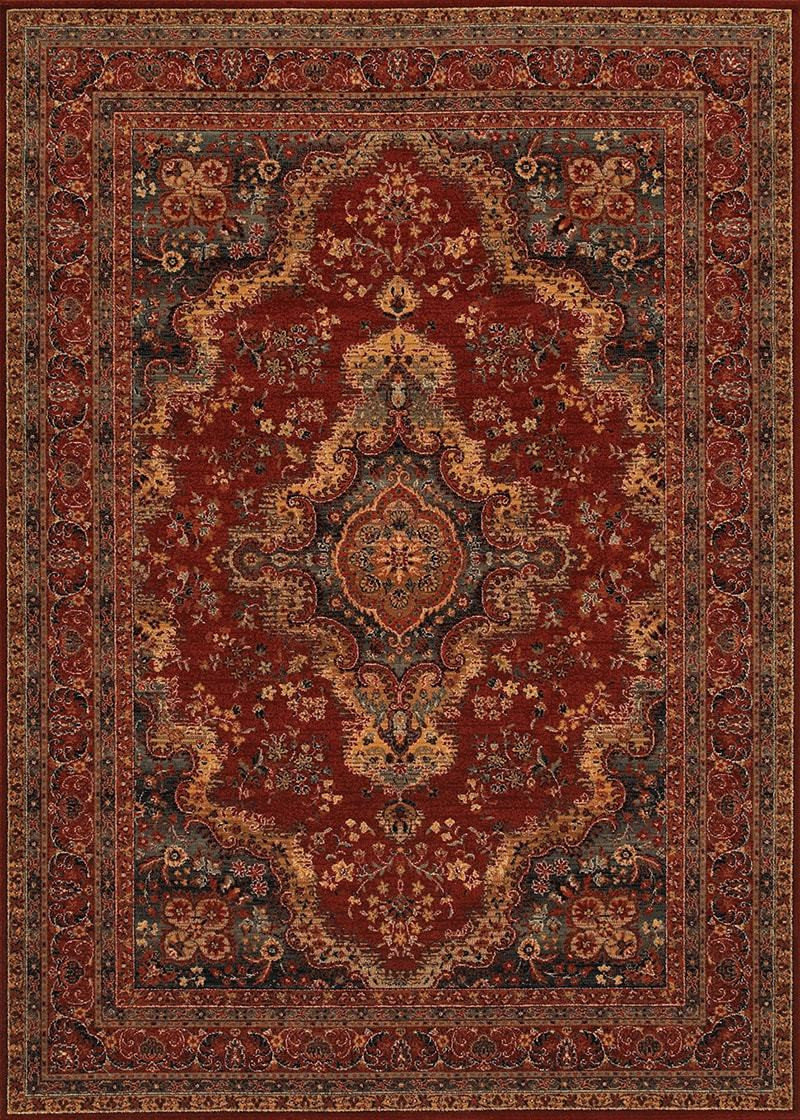 Couristan 10673097021093U 2'2"x8'11" Kerman Medallion Indoor Area Rug ...