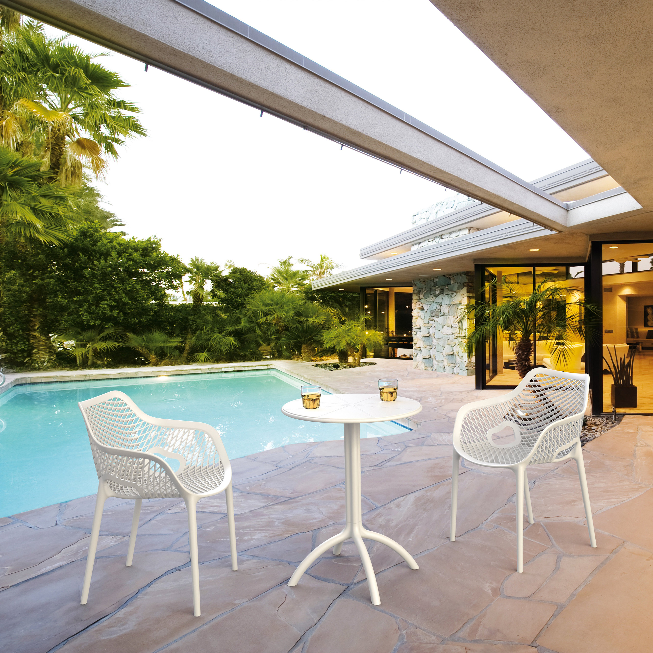 Compamia Air Dining Armchair, Set of 2 - Midcentury - Outdoor Dining ...