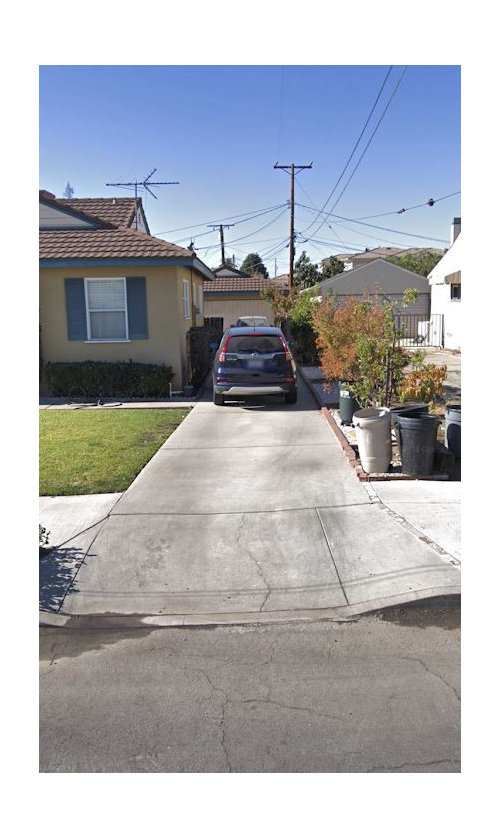 expanding driveway to allow 2nd car to pass