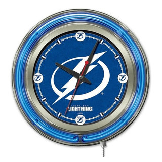 Tampa Bay Lightning Neon Clock - Contemporary - Wall Clocks - by ...