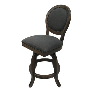 Swivel Wood Stool, 500, Melina Base, 30" - Transitional - Bar Stools ...