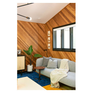 Polychromatic Scandi Remodel - Scandinavian - Living Room - Portland ...