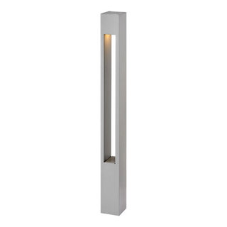 4W 1 LED Square Small Bollard - 2 Inches Wide by 20 Inches High ...