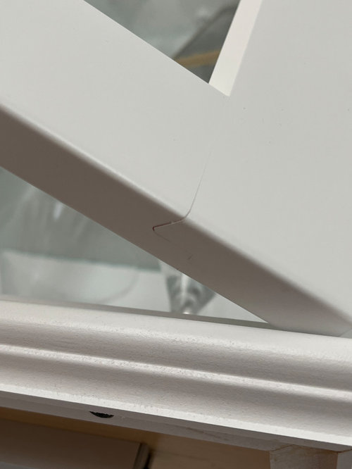 New Cabinets Coming Apart