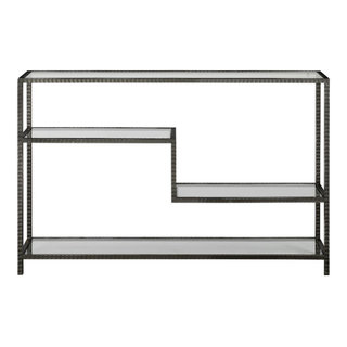 Uttermost Leo Industrial Console Table, 24810 - Industrial - Console ...