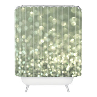 Lisa Argyropoulos Mingle 2 Silver Screen Shower Curtain, Standard: 69 ...