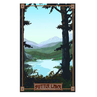 Mike Rangner Suttle Lake Oregon Art Print, 30"x45" - Contemporary ...
